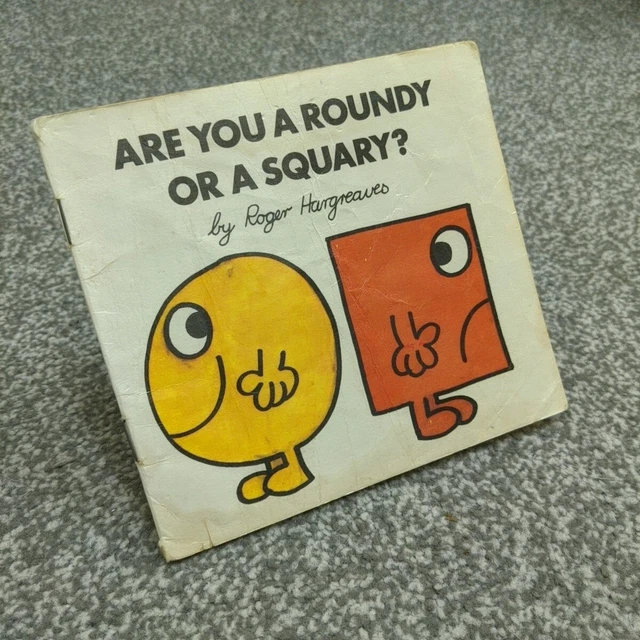 ROGER HARGREAVES - Are You A Roundy Or A Squary? VERY POOR CONDITION ...