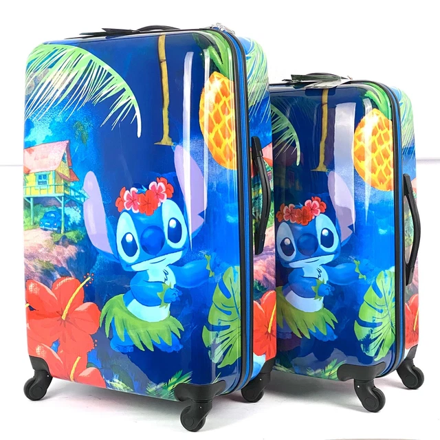 DISNEY LILO & Stitch Hardside Spinner Suitcase Luggage 24" 21” RARE £ ...