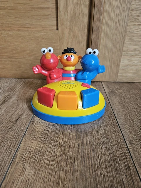 SESAME STREET ELMOS Giggle Gang Piano Musical Toy Cookie Monster 2005 ...
