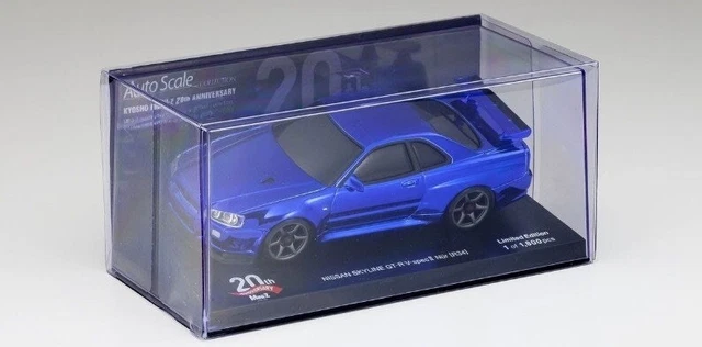 KYOSHO MINI-Z 20TH Anniversary Nissan Skyline GT-R R34 Auto Scale ...