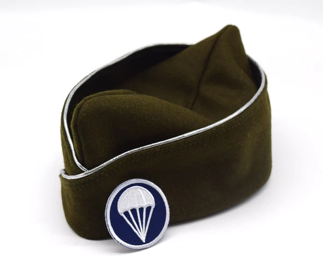 REPLICA WW2 WWII Us Army Officer's Garrison Woolen Cap Hat 60Cm £21.48 ...