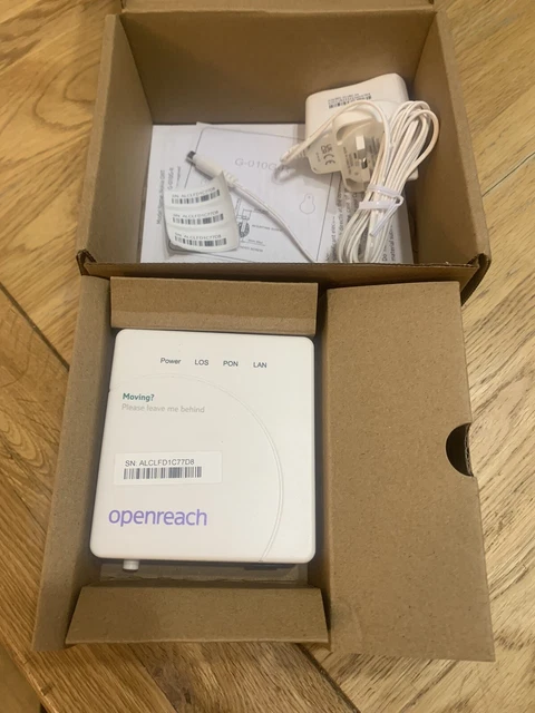 NOKIA-ONT G-010G-R OPENREACH Optical Fibre GPON Terminal BNIB New Item ...