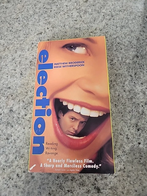ELECTION (VHS, 1999) Reese Witherspoon Matthew Broderick Comedy Movie £ ...