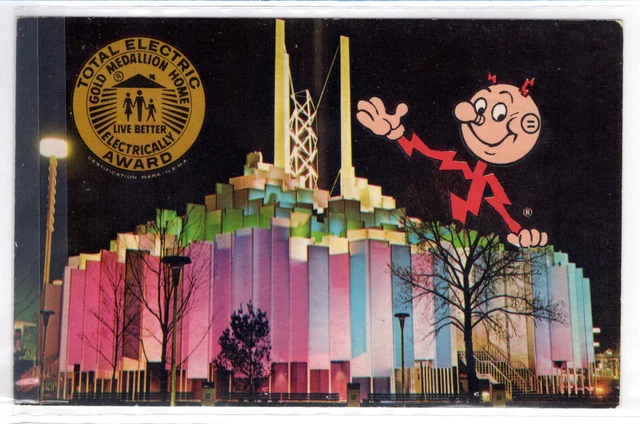 TOWER OF LIGHT, Reddy Kilowatt, New York Worlds Fair, unused £2.47 ...
