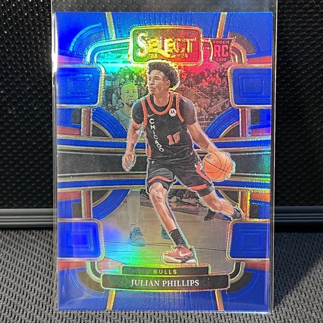 2023-24 PANINI SELECT NBA #82 Julian Phillips RC Rookie Concourse Prizm ...