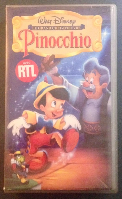 PINOCCHIO 1940 VHS Secam Version Française EUR 1,50 - PicClick FR