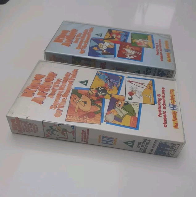 VINTAGE VHS KING Arthur and The Square Knights of The Round Table Video ...
