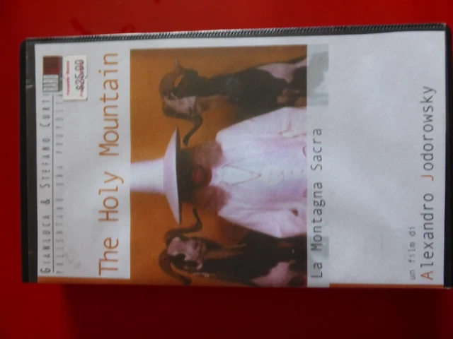 VHS THE HOLY Mountain movie by Alejandro Jodorowsky $0.99 - PicClick AU