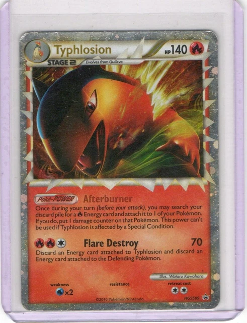 POKEMON TCG TYPHLOSION (Prime) HGSS09 Promo HGSS Étoile Noire Promos ...