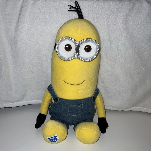 DESPICABLE ME BUILD a Bear 18" Minion Kevin with Overalls Plush Stuffed ...