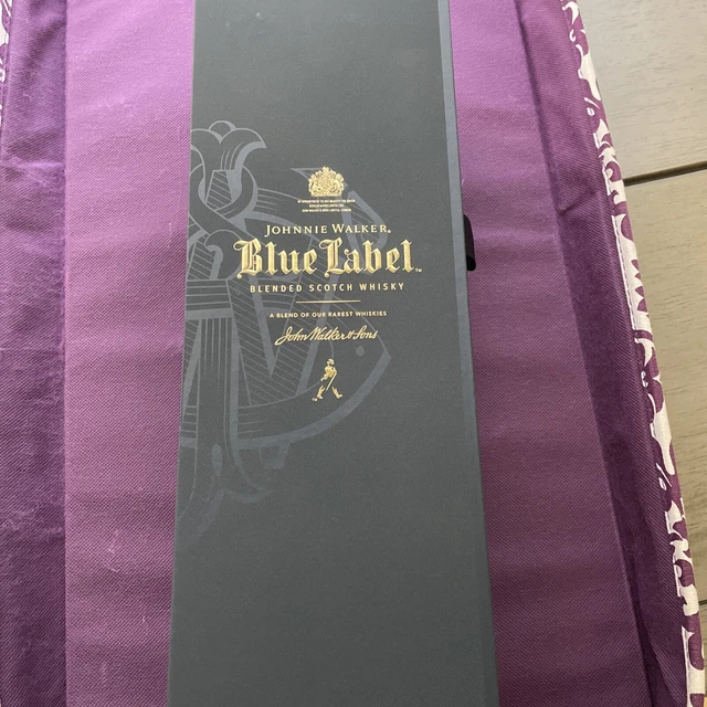 JOHNNIE WALKER BLUE Label Empty Box $14.99 - PicClick