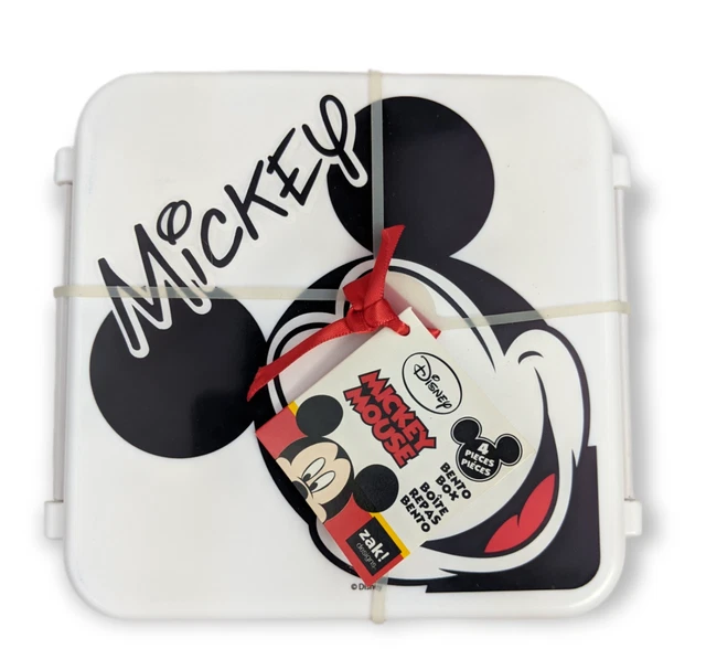 ZAK DESIGNS DISNEYS Mickey Mouse Bento Box - 4 Pieces (New) £16.69 ...