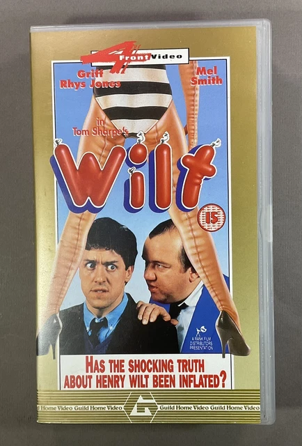 WILT, VHS VIDEO, Big Box, Mel Smith, Griff Rhys Jones, Cert 15 Comedy ...