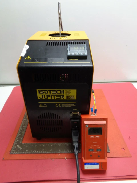 ISOTECH JUPITER 650B dry block thermocouple tester calibrator 650C ...