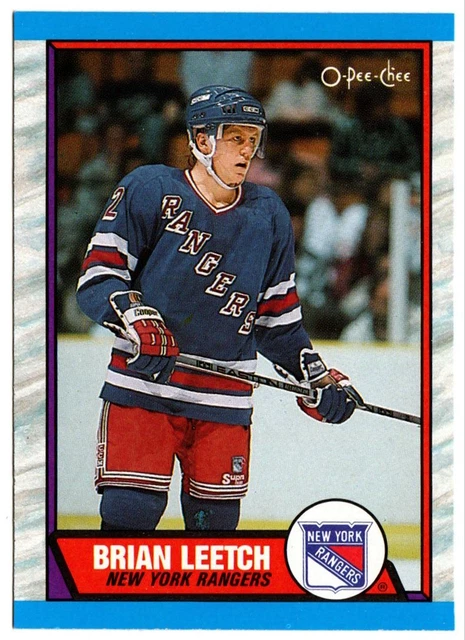 1989-90 O-PEE-CHEE BRIAN Leetch recrue Rangers de New York #136 EUR 0,91 - PicClick FR