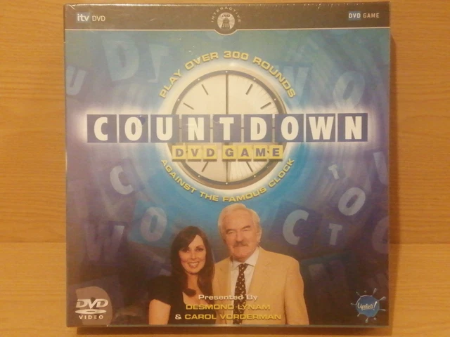 COUNTDOWN DVD BOARD Game ITV Carol Vorderman - Brand New and Sealed £7.00 - PicClick UK