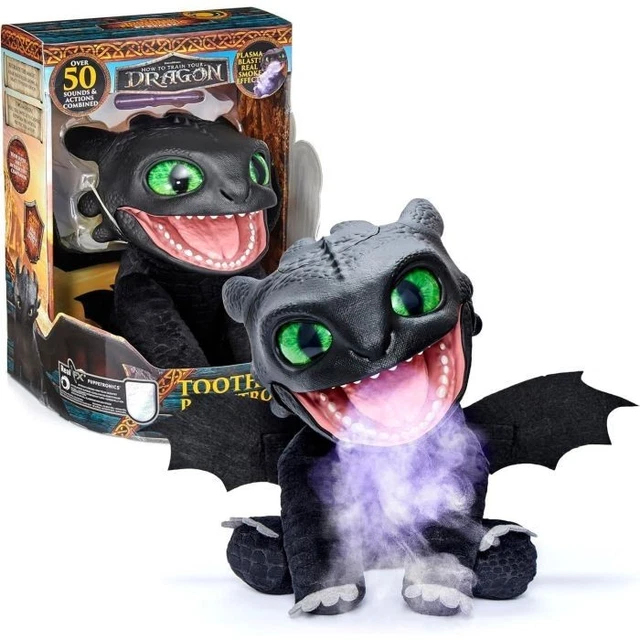 DREAMWORKS HOW TO Train Your Dragon Toothless Puppetronic by RealFX ...