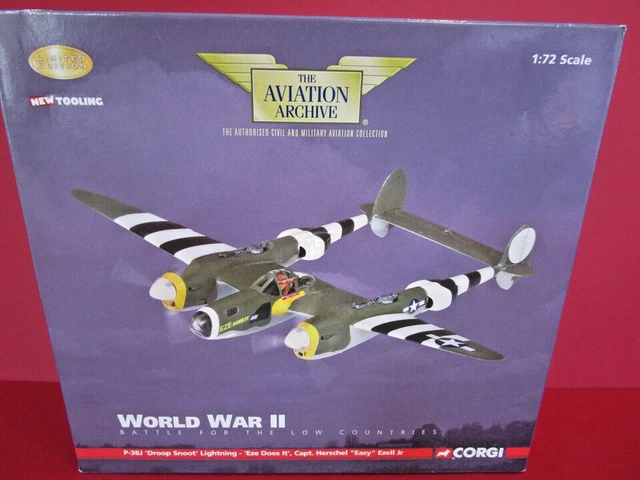 CORGI AVIATION AA36602 P-38J Droop Snoot Lightning « Ze Do It » Capt ...