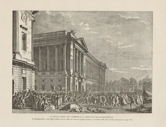 C1401 PEUPLE PORTE- Via I Kanonen Du Guardamobile - Xylographie - 1890 ...