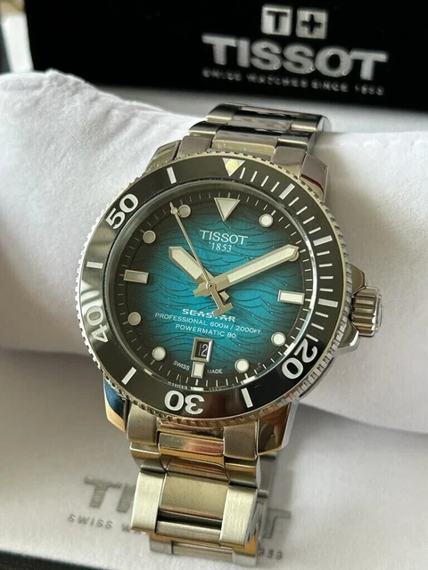 TISSOT SEASTAR 2000 Professional Powermatic 80 Automatic Men's Watch £ ...