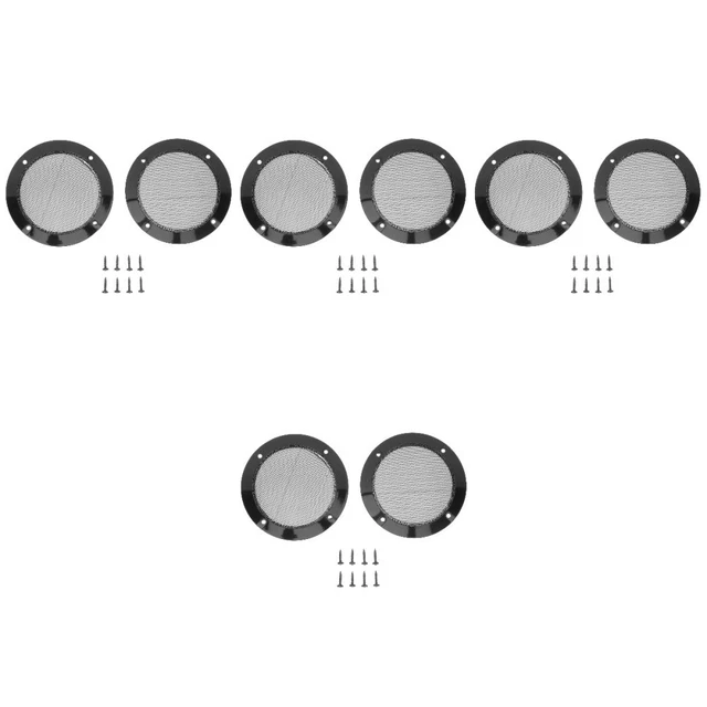4 SETS CAR Speaker Grill Case Guard Metal Cover Mesh Woofer Horn £28.69 ...