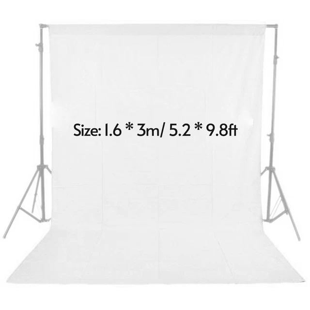 PHOTOGRAPHY BACKDROP NONWOVEN Fabric 1.6m x 3m for Studio & Portrait ...