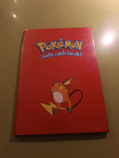 CLASSEUR POKÉMON GOTTA Catch 'Em All Raichu Couverture Neuf Pikachu ...