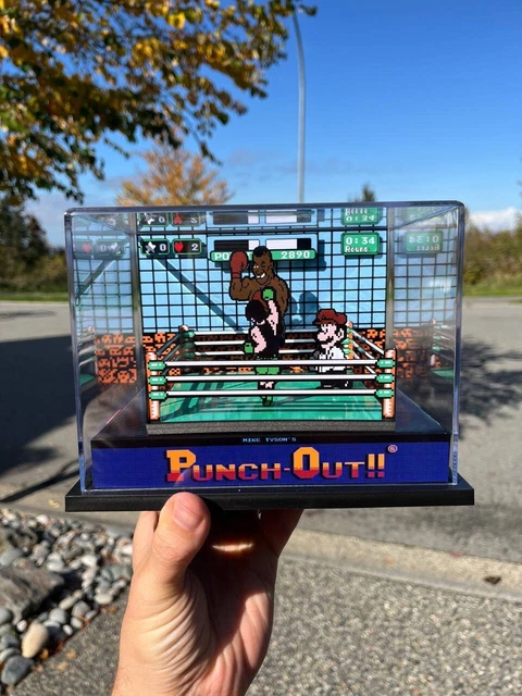 MIKE TYSON'S PUNCH-OUT!! 7.5" 3D Papercraft Diorama | PERFECT GIFT ...