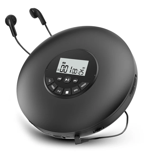 ARAFUNA PORTABLE CD Player Compact Discman Anti-Skip Stereo Music ...