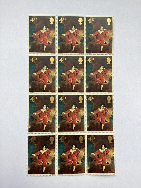 1967 LAWRENCE HARRISON Paintings 4d Stamps Great Britain Unused ...