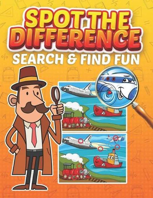 SPOT THE DIFFERENCE Search and Find Fun: 30 Totally Engaging Picture ...