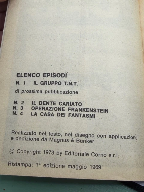 ALAN FORD MAGNUS & Bunker N 1 IL GRUPPO TNT 1a ristampa EUR 59,90 ...