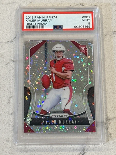 KYLER MURRAY 2019 Panini Prizm Discoteca Prizm RC #301 PSA 9 Cardinali ...
