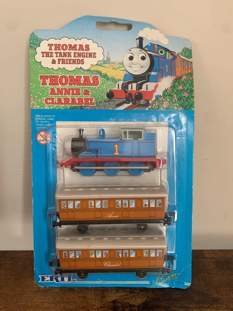 ERTL THOMAS THE Tank Engine & Friends, Thomas Annie & Clarabel 90s ... ERTL THOMAS THE Tank Engine & Friends, Thomas Annie & Clarabel 90s ...