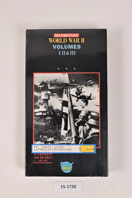 WORLD WAR II Documentary Collection - WWII V. I, II III (VHS, 1994) NEW ...