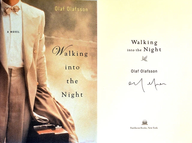 OLAF OLAFSSON ~ SIGNÉ ~ Walking into the Night ~ 1ère édition/première ...