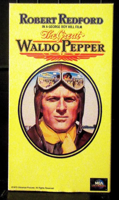 THE GREAT WALDO Pepper (VHS, 1975) Robert Redford.NICE Condition $5.75 ...