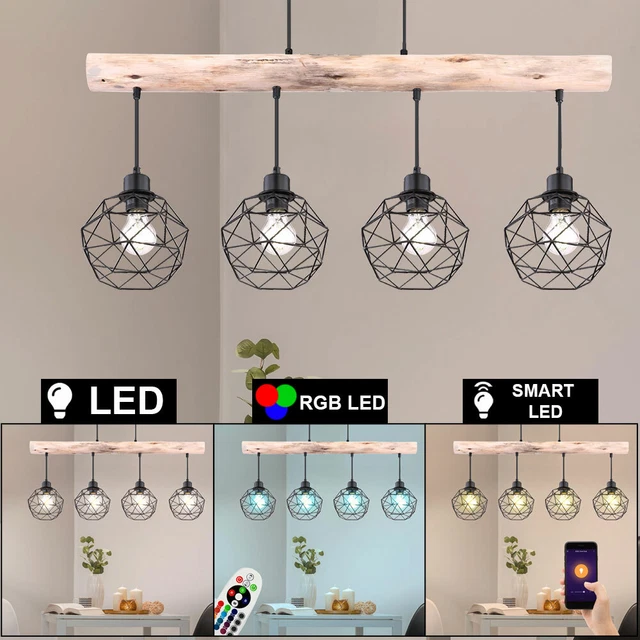SMART ACCUEIL RGB LED Pendule Google Lampe Suspendue Variateur ...