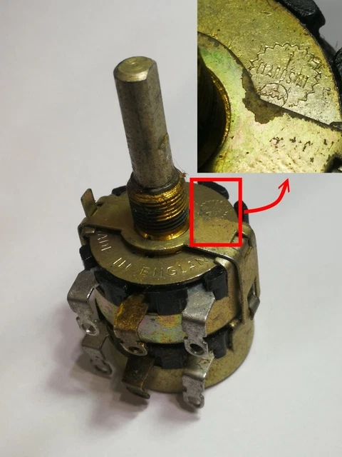 CLAROSTAT 2M LOG type-A potentiometer (for Marantz model 7 7c volume ...