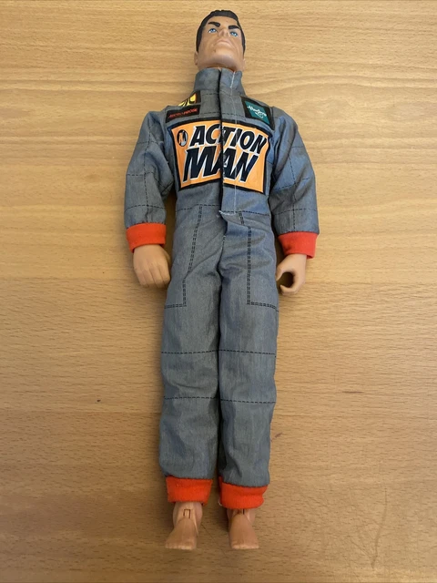 ACTION MAN 12” Vintage 1999 Hasbro Jointed Figure In Race Suit £6.99 ...