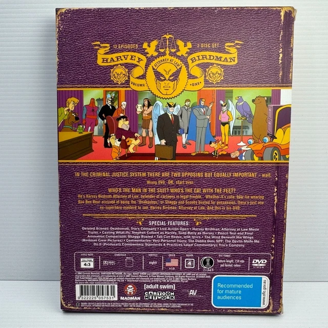 HARVEY BIRDMAN-ATTORNEY AT Law : Vol 1 DVD PAL Region 4 AU/NZ Free ...