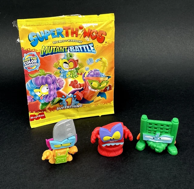 SUPER THINGS - Rivals Of Kaboom - Mutant Battle Figures X3 £6.00 ...