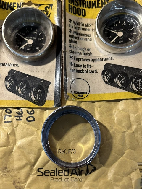 CLASSIC MINI MK1 Cooper S Genuine Smiths BMC Vacuum Gauge Dial NOS Rare ...