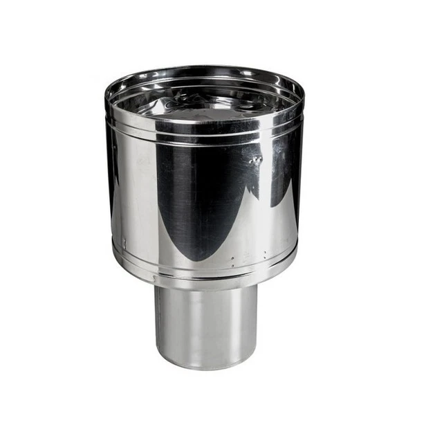 CHIMNEY ANTI-WIND COWL Flue Liner Spark Arrestor Rain Duct Pipe Cover ...