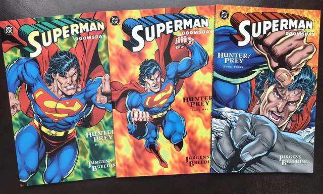 SUPERMAN/DOOMSDAY: HUNTER/PREY # 1-3 1994, DC Comics Complete Set £9.00 ...