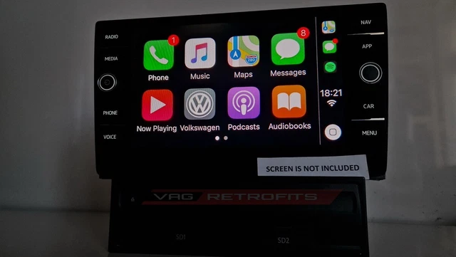 VW DISCOVER MEDIA Infotainment Mib2 App Connect Carplay Android Auto 3Q0035874B EUR 459,66 ...