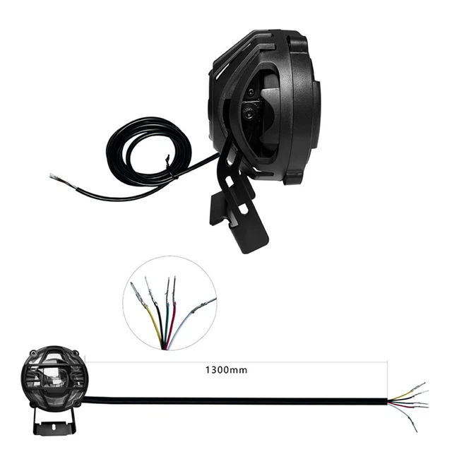 PHARE DE VÉLO électrique haute luminosité avec cor étanche et réglable EUR 63,89 - PicClick FR