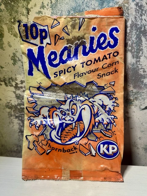 RARE 1992 MEANIES Crisp Packet – Vintage Retro Snack £12.92 - PicClick UK