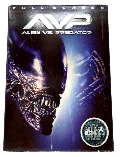 ALIEN VS PREDATOR 2005 DVD Full Screen Sci-Fi Monster Thriller Alt ...