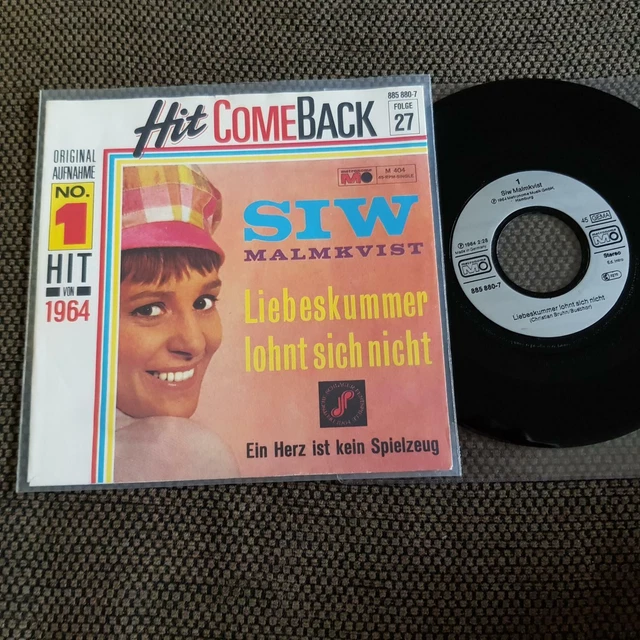 SIW MALMKVIST - Liebeskummer lohnt sich nicht 7'' Single HIT COMEBACK ...